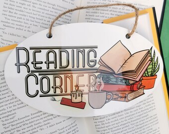 Reading Corner Sign - Etsy