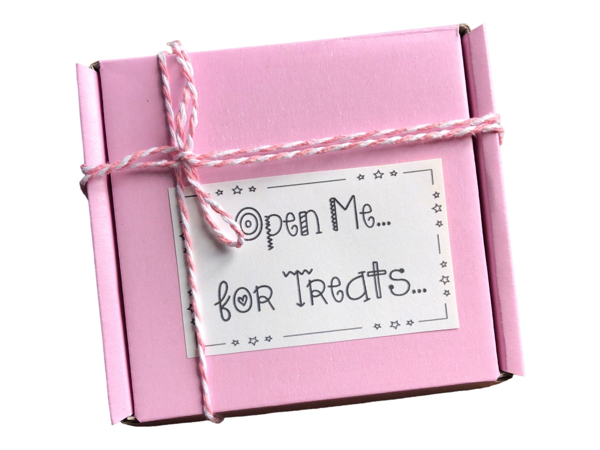 Mini Letterbox Treat White Chocolate Stars 120g Edible Gift Box ...