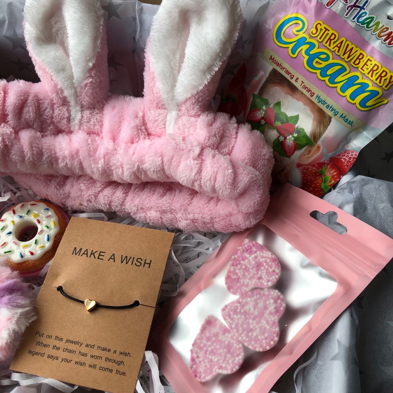 Pink Bunny Pamper Hamper Young Girl Spa Present Set Self - Etsy