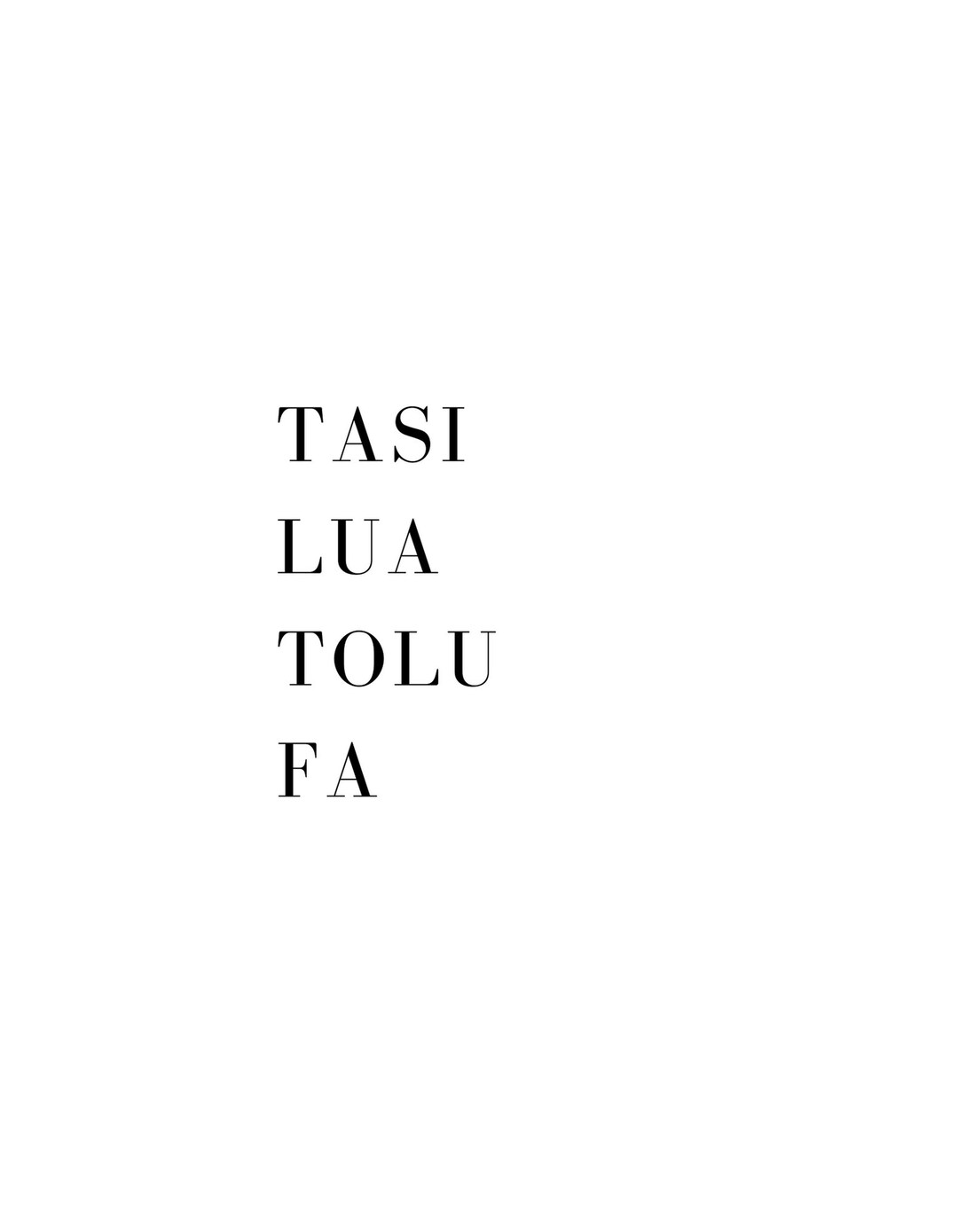 Tasi Lua Tolu Fa | DIGITAL DOWNLOAD | Cricut | Samoan Print - Etsy