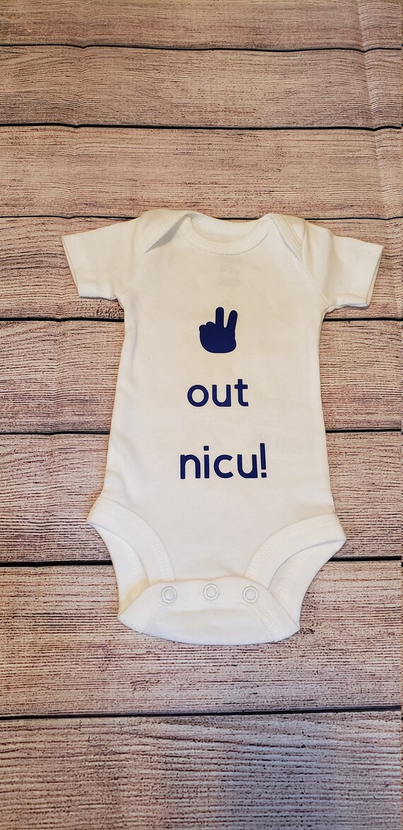 Peace Out Nicu Preemie Coming Home Outfit Nicu Graduate - Etsy