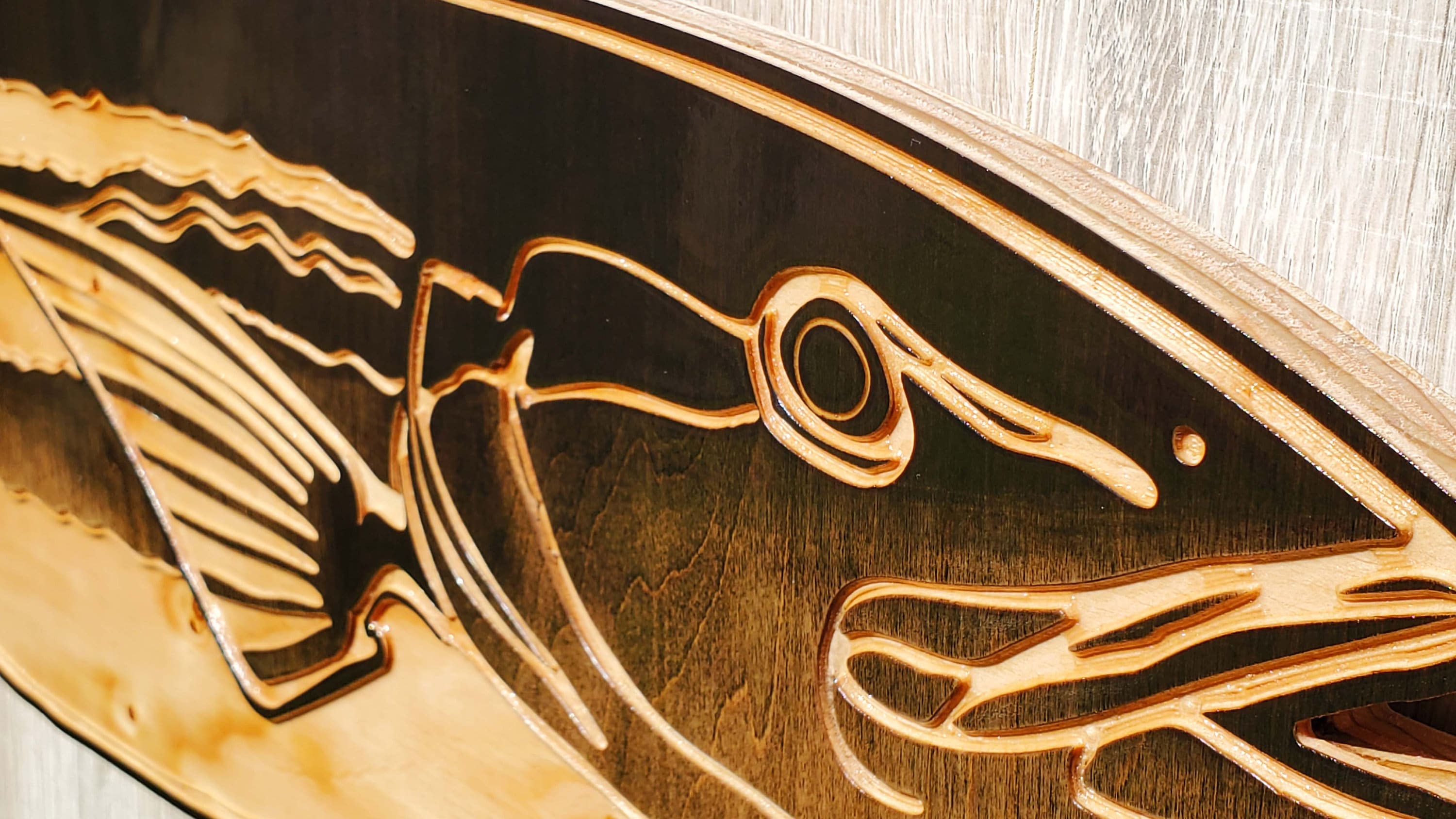 Cobia Wall Decoration Fish Sign Carved Wooden Cobia Wall Art Decor ...