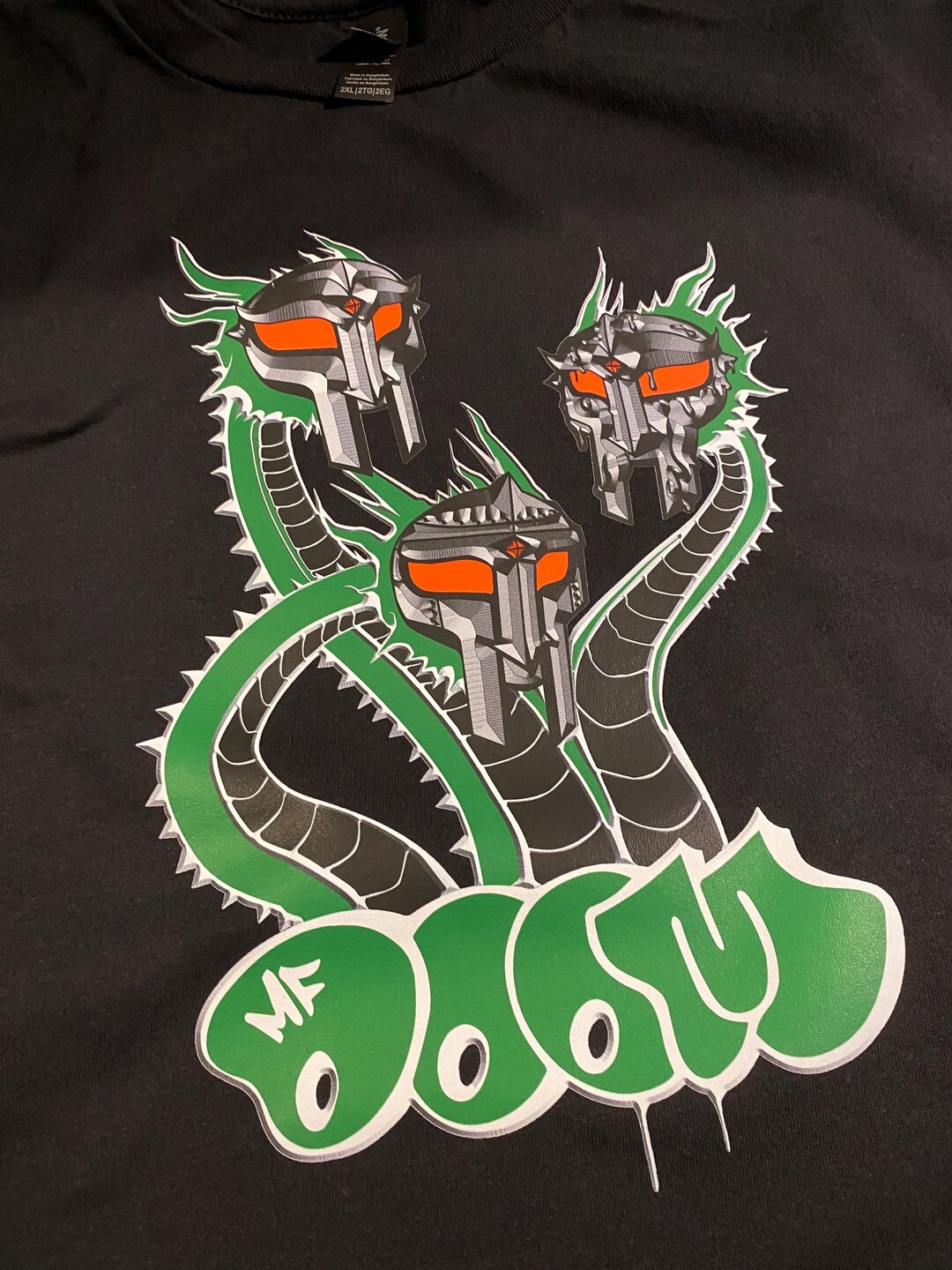 MF Doom-king Geedorah/3d Style-custom Tribute Design Logo- Mens/womens ...