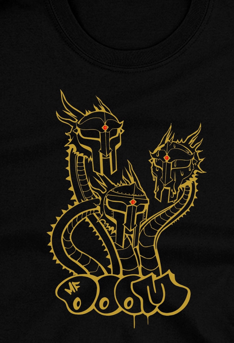 MF DOOM - King Geedorah-classic Style-custom Design Tribute. - Etsy