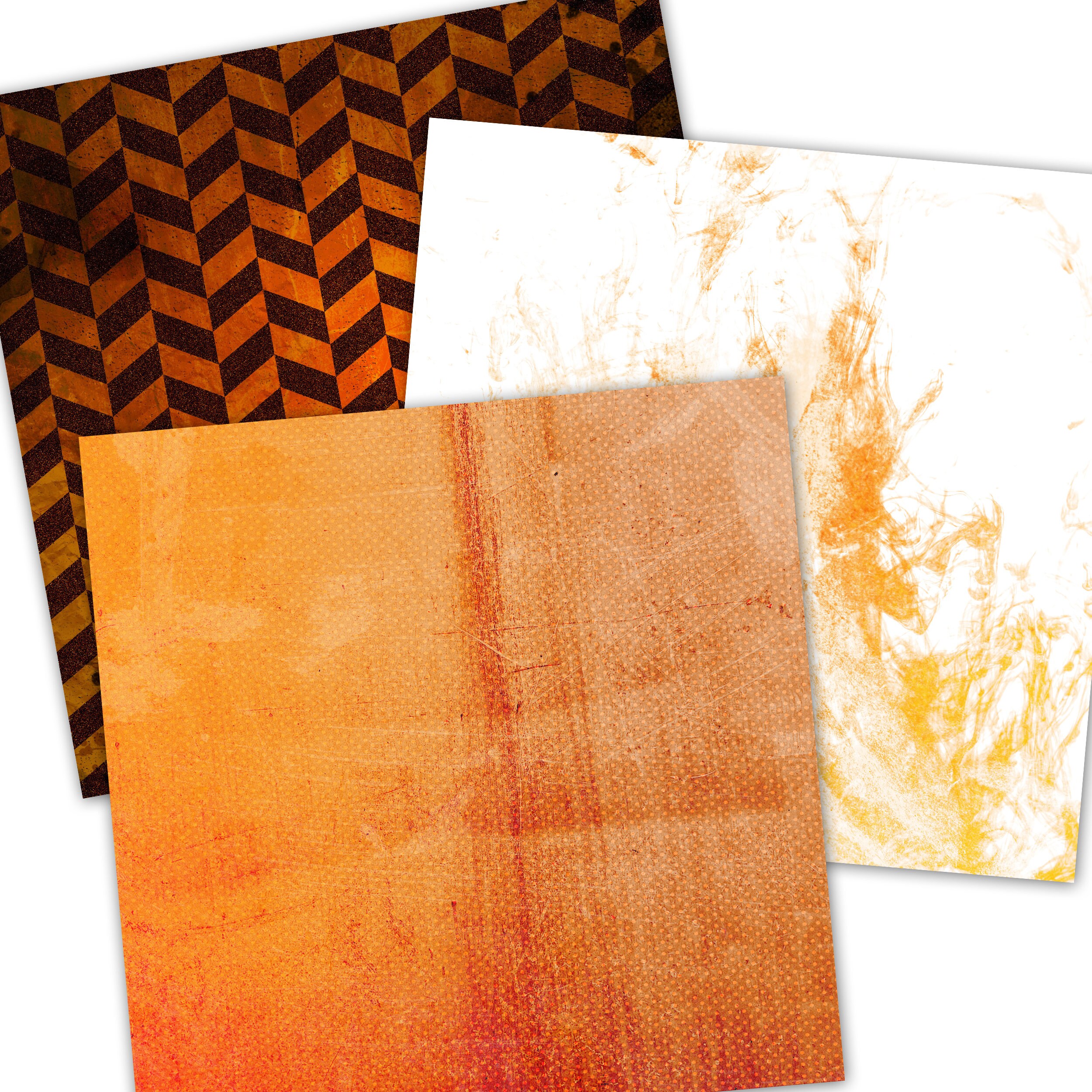 Grunge Digital Paper Orange and Black Pumpkin Town Printable - Etsy