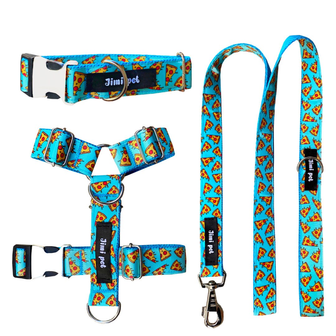 Dog Harness Set Pizza Model - Etsy