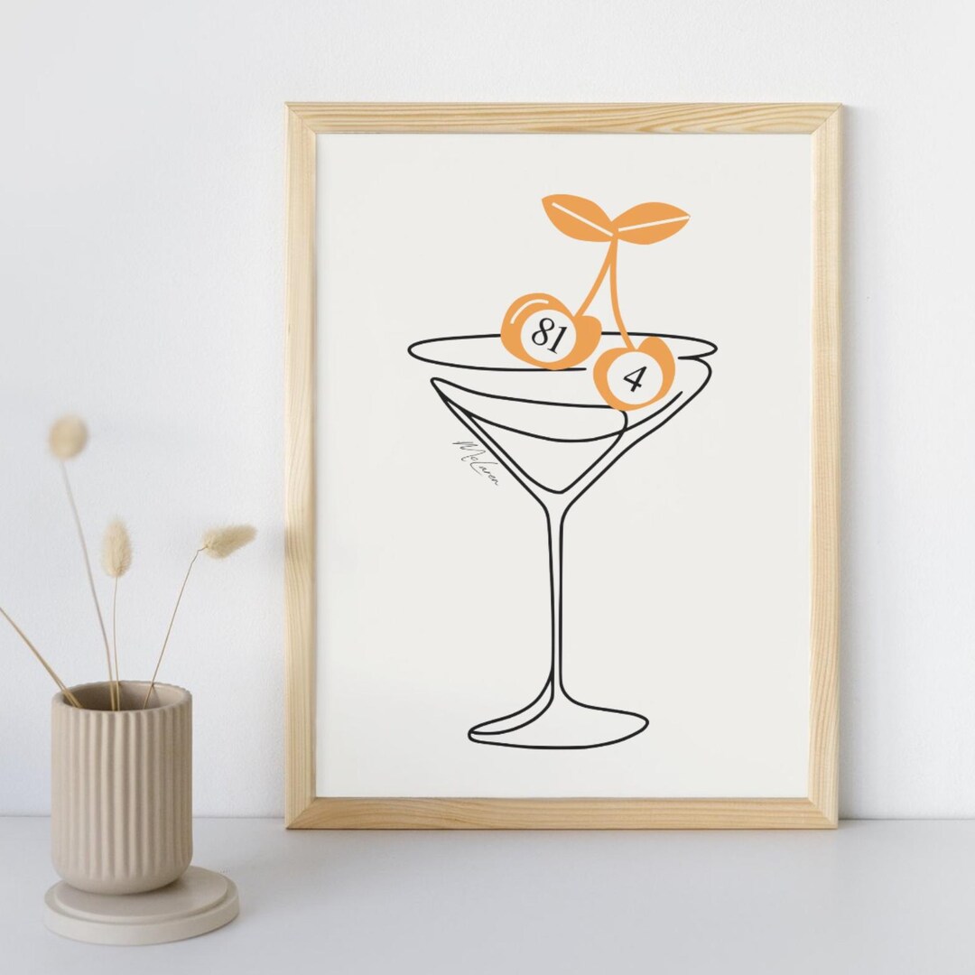 Mclaren F1 Numbers Cherry Print F1 Poster Digital Download, F1 Fan Gift ...