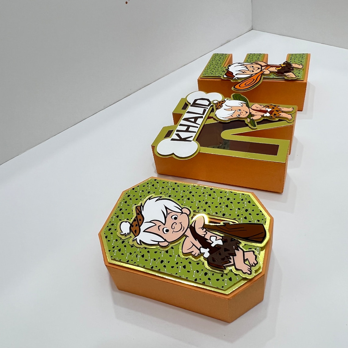 Flintstones Letters 3D Flintstones Party Decoration - Etsy