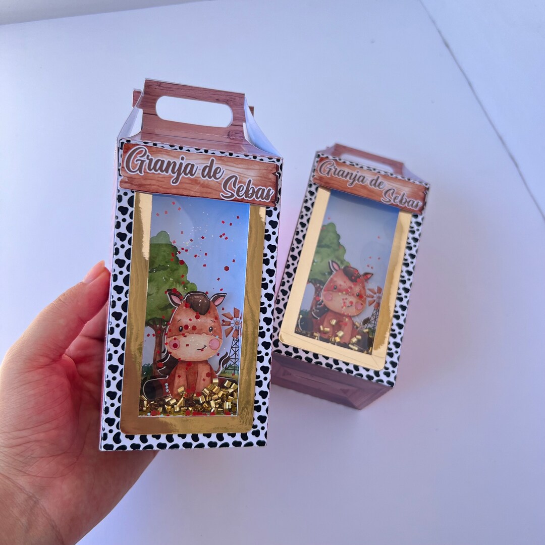 Farm Favor Boxes: Barnyard Birthday Party Decor (set of 6) - Etsy