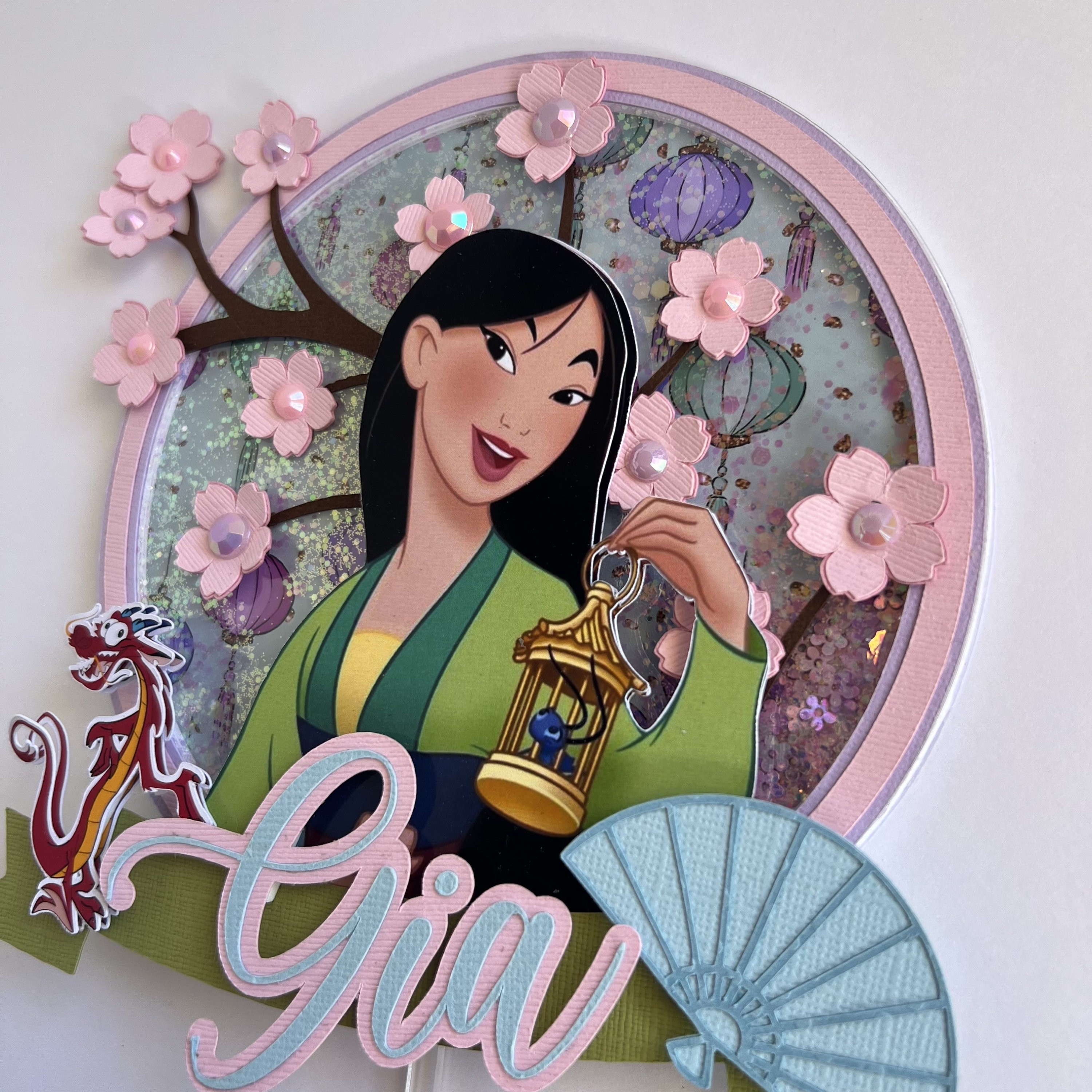 Mulan Cake Topper: Mulan Party Decoration - Etsy