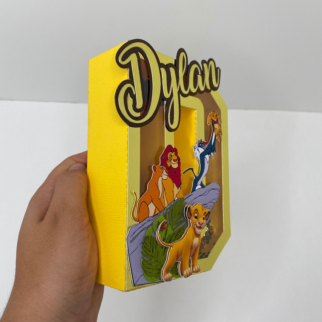Lion King 3D Letter/ Lion King Birthday Party Decoration - Etsy