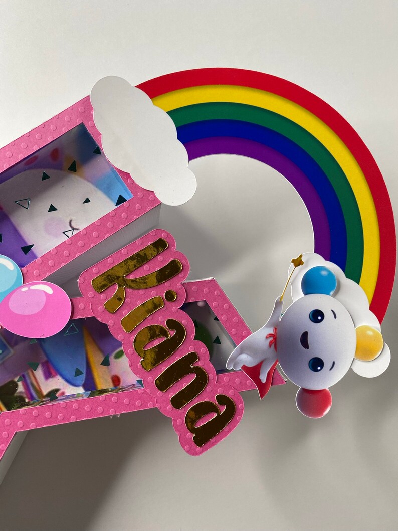 Vera and the Rainbow Kingdom Letra 3d Shake the Kingdom | Etsy