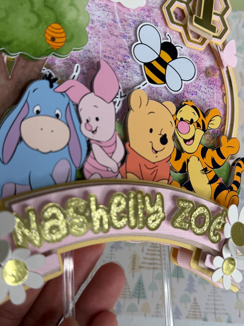 Winnie the Pooh Baby Cake Topper: Party Decoration Winnie Pooh - Etsy