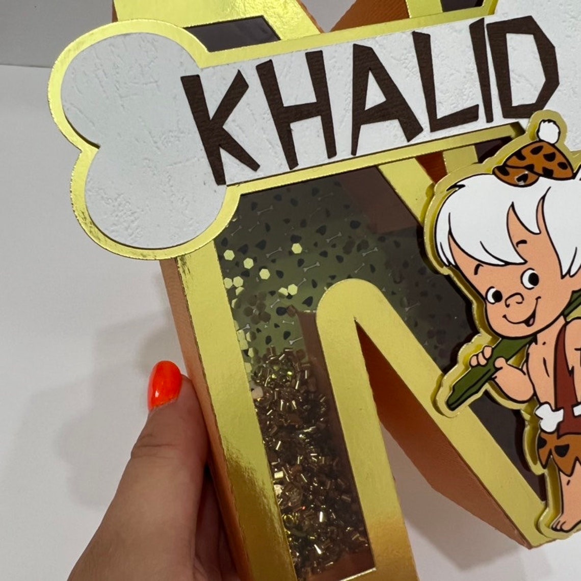 Flintstones Letters 3D Flintstones Party Decoration - Etsy