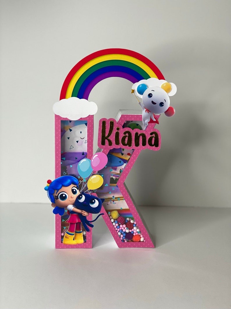 Vera and the Rainbow Kingdom Letra 3d Shake the Kingdom | Etsy