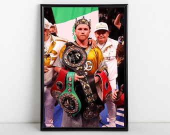 King canelo poster - Etsy España