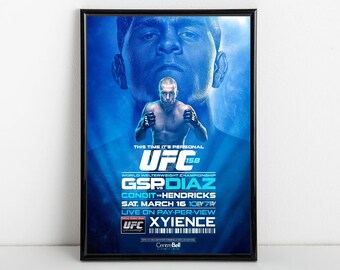 Gsp Fight Poster - Etsy