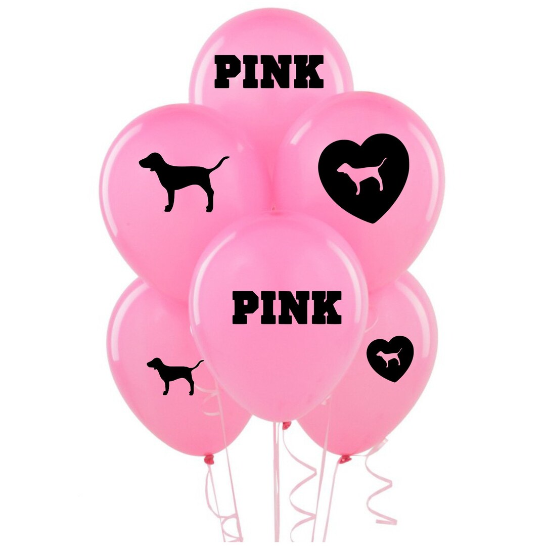 Set of 12 Pink Decals, Pink Themed Vinyl Decals, Pink Decals, Themed ...