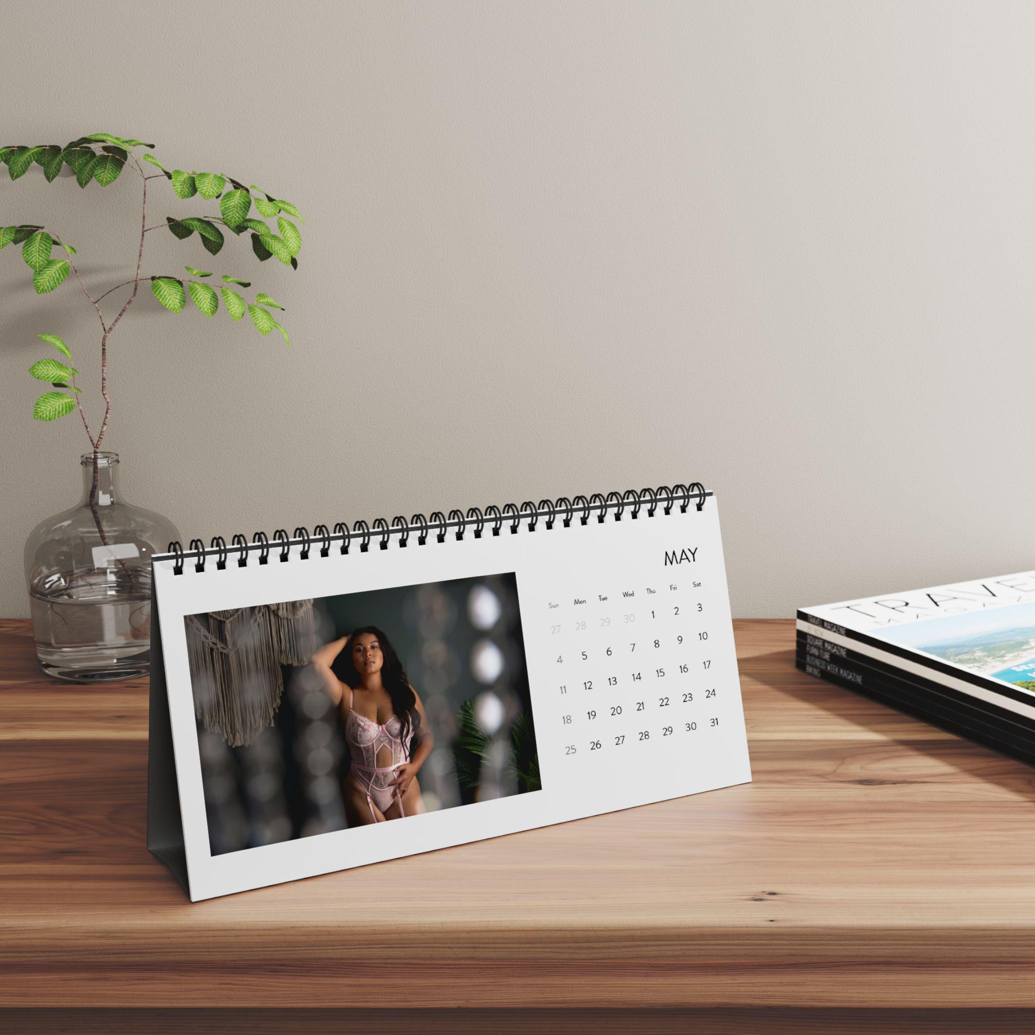 2025 Selfie Calendar, Boudoir Calendar, Custom Photo Calendar, Naughty ...