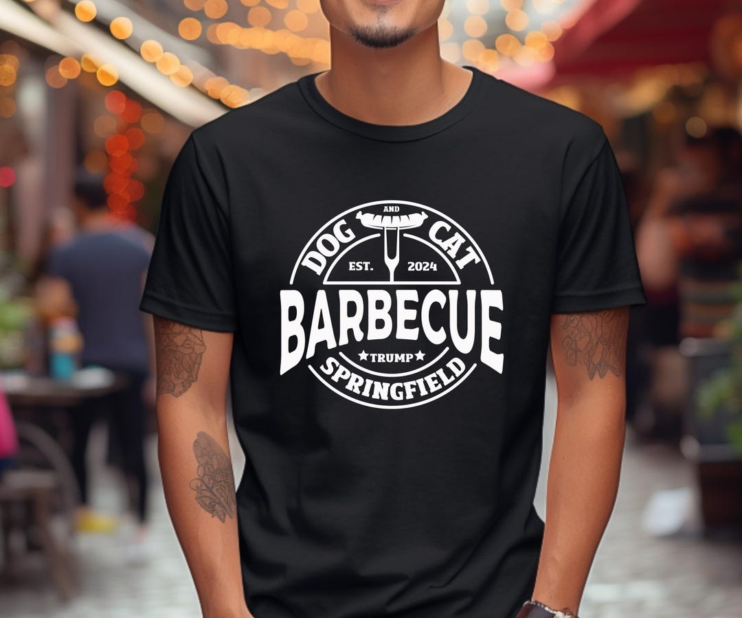 Trump Dog and Cat Shirt, Eating Cats and Dogs Shirt, Trump BBQ Shirt ...