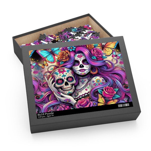 Sugar Skull Puzzle - Etsy