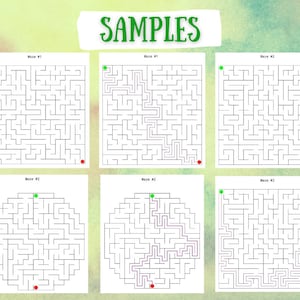 Fun and Challenging Mazes for Kids Activities, 100 Mazes and Solutions ...
