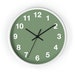 Military Green Wall Clock With Numbers, Modern Simple Design Clock - Etsy