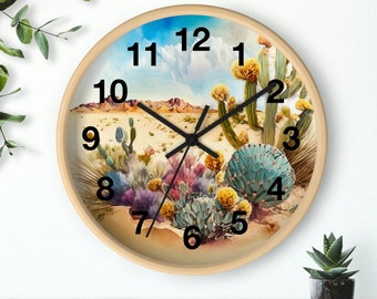 Objectify Big Rainbow Dots Wall Clock With Numerals - Etsy