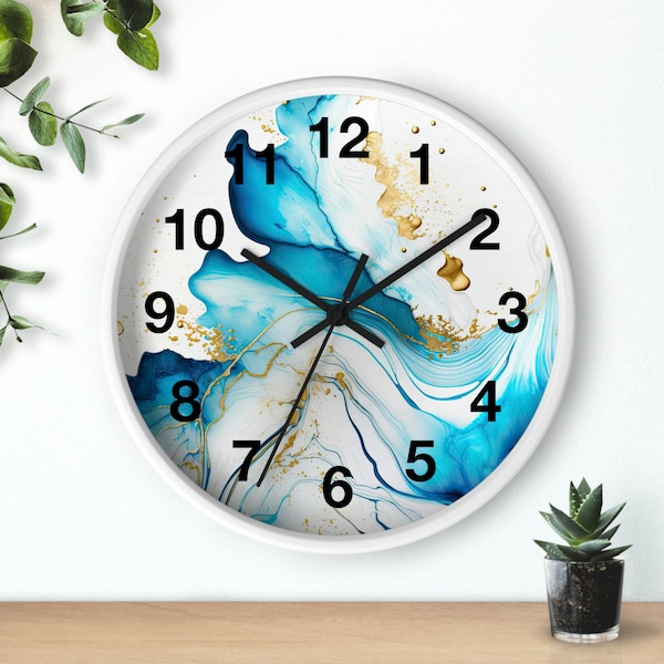 Ink Wall Clock - Etsy