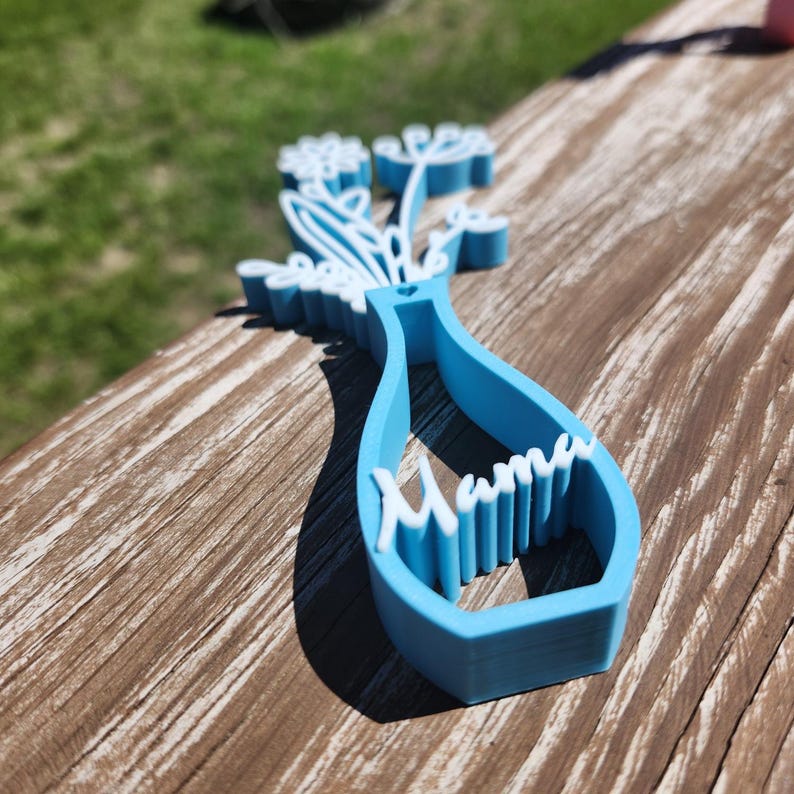 3d-printed Mothers Day Vase and Flowers| Mom Gifts | Mother's Day Decor ...