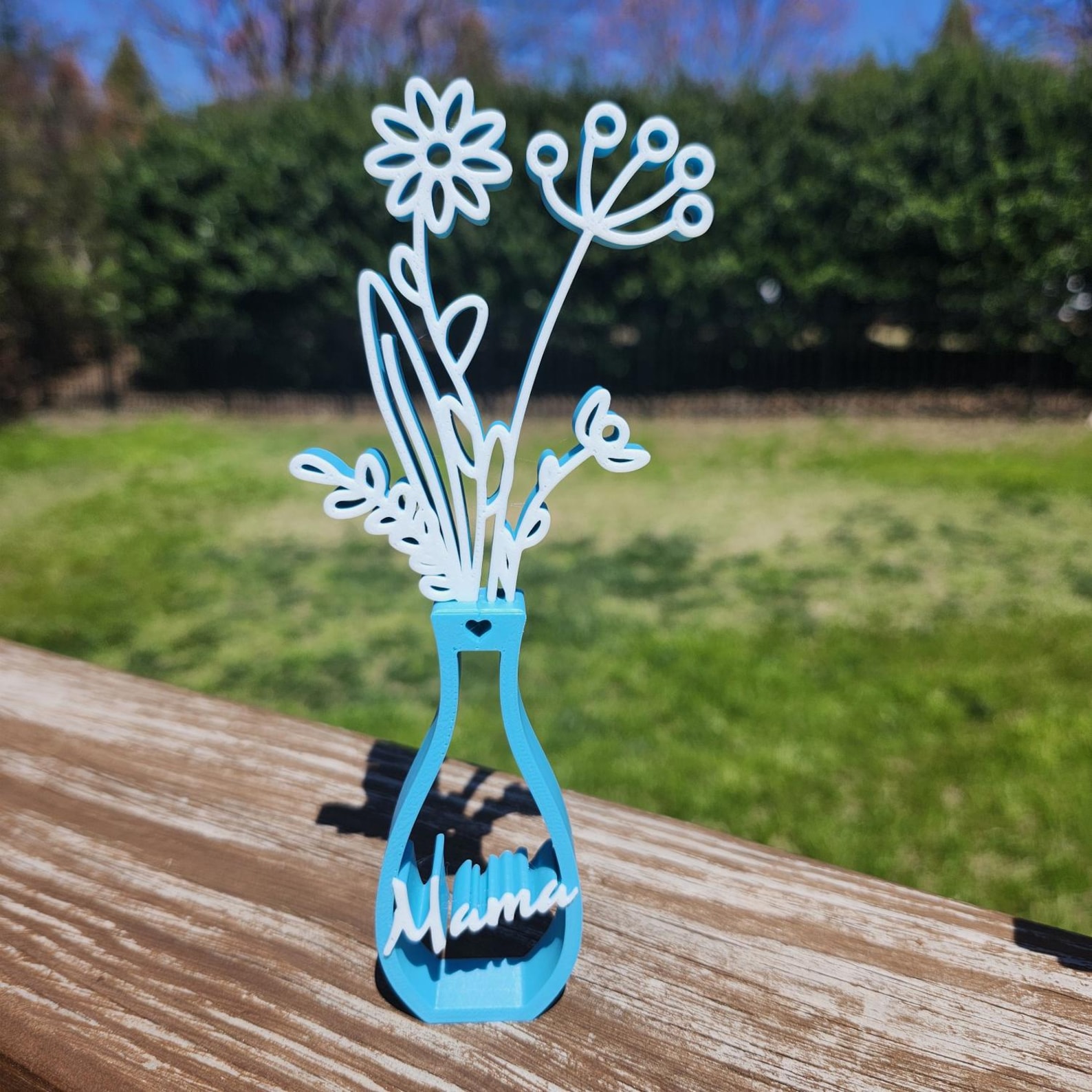 3d-printed Mothers Day Vase and Flowers| Mom Gifts | Mother's Day Decor ...
