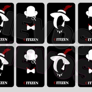 Mafia Card Game Available in Printable Version | Playing Cards ...