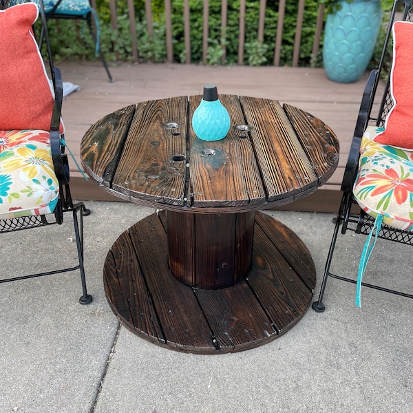 Wire Spool Table - Etsy