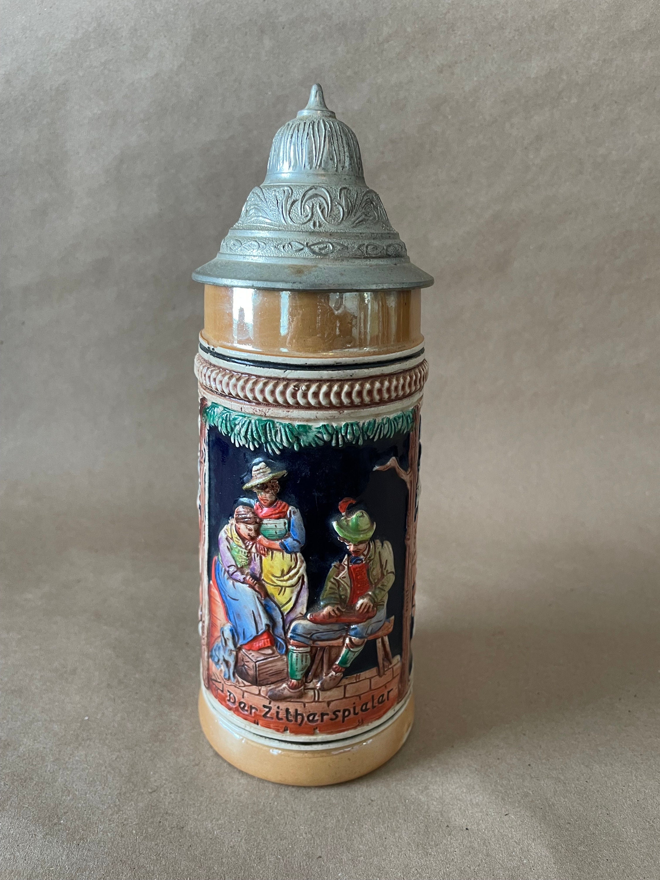 Vintage Old Castle Stein Made in Germany - Etsy