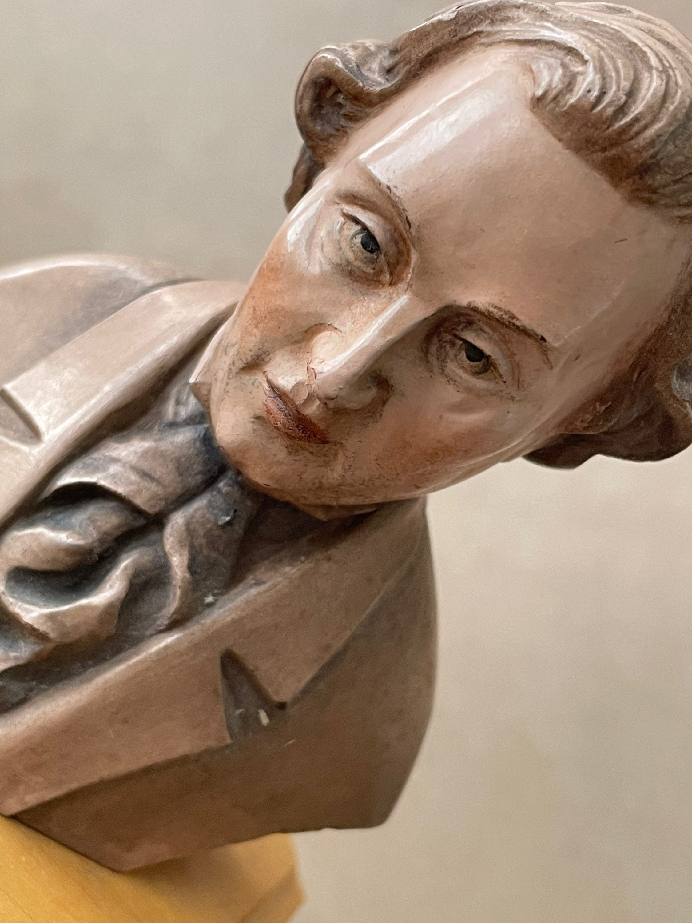 Vintage Pair of Composer Busts Chopin Wagner Made in Italy - Etsy