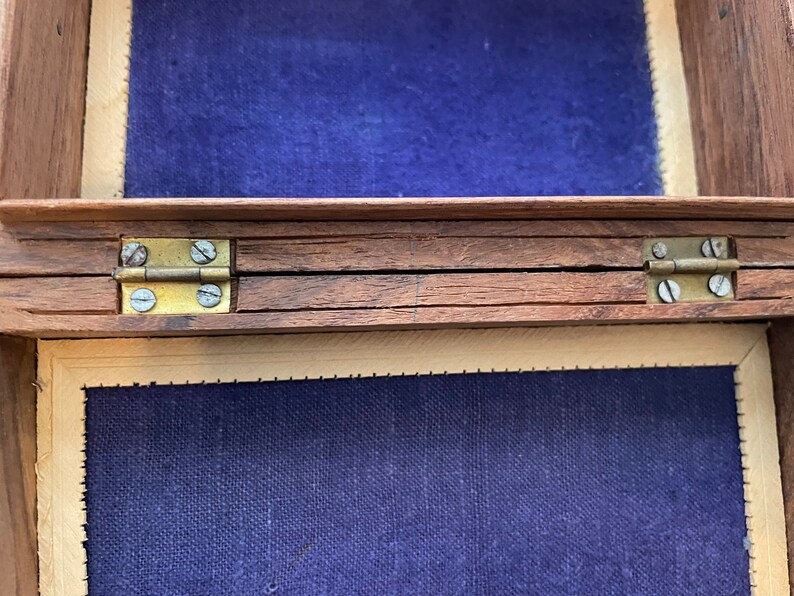 Vintage Carved Wooden Box With Hinges Made in India Keepsake Box - Etsy