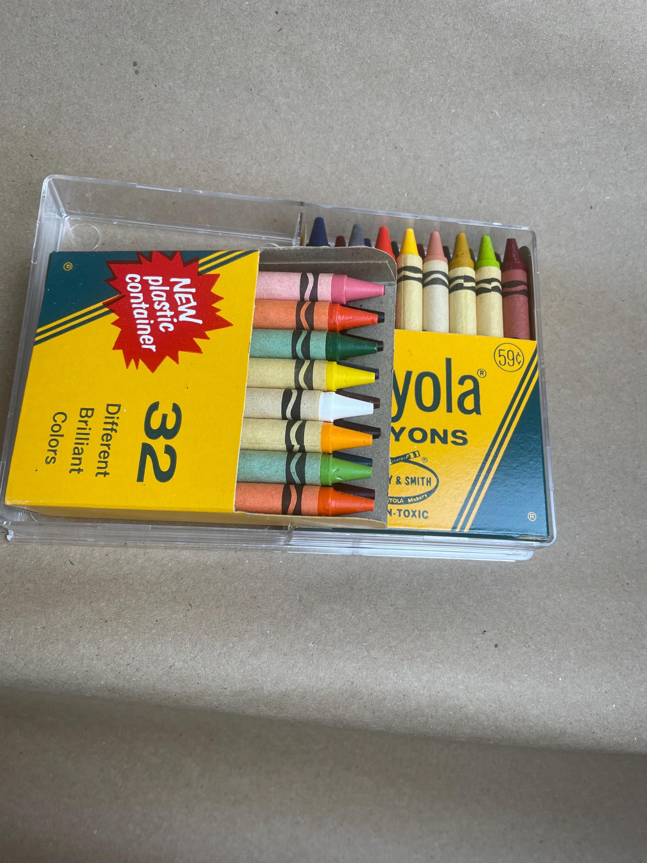 Vintage Binny and Smith Crayola Crayon Set of 32 Colors Never Used - Etsy