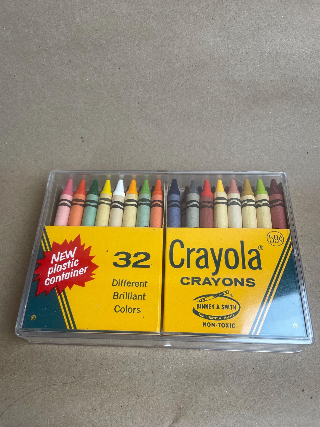 Vintage Binny and Smith Crayola Crayon Set of 32 Colors Never Used - Etsy