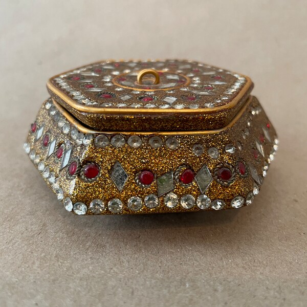 Jeweled Trinket Box - Etsy