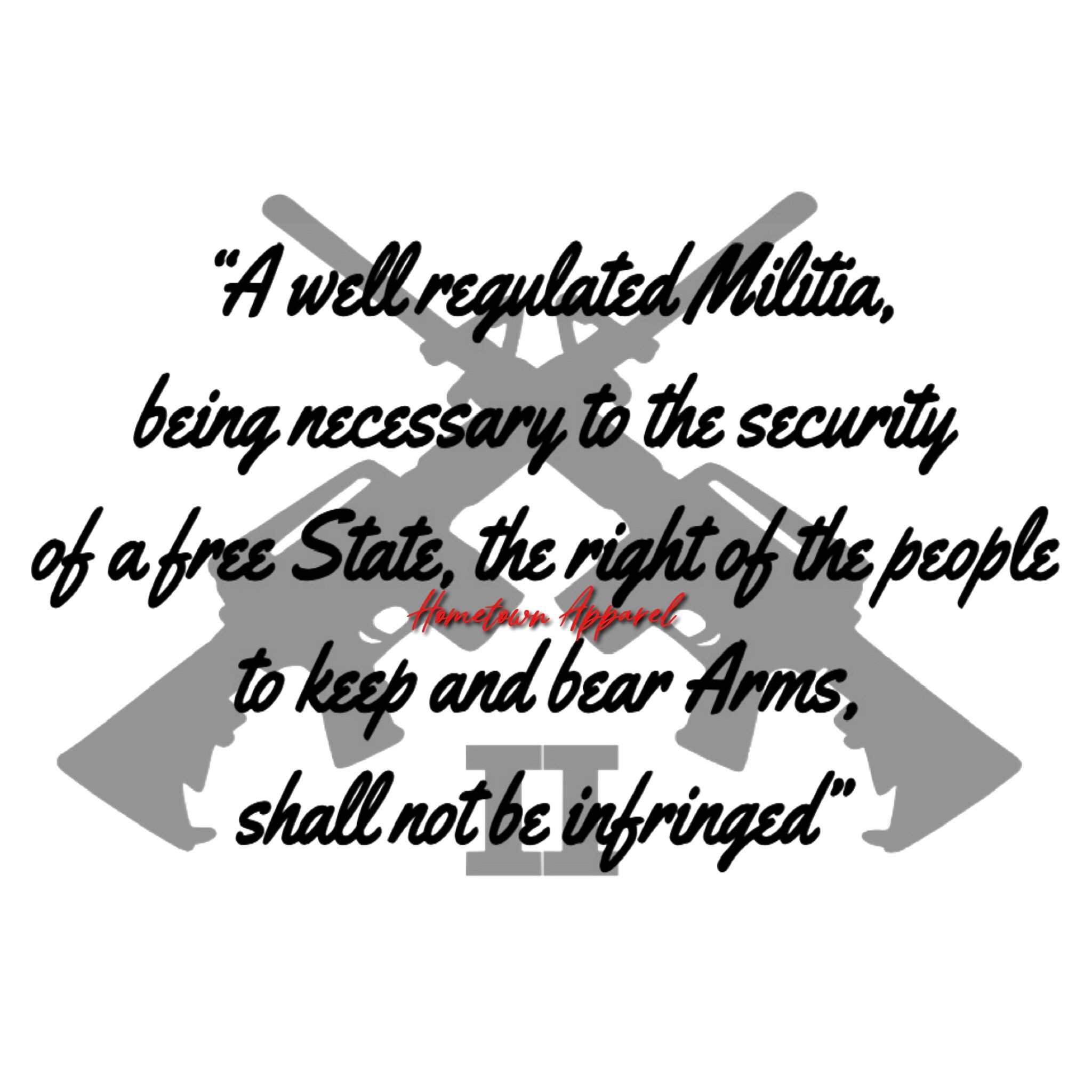 Second Amendment PDF Digital File - Etsy