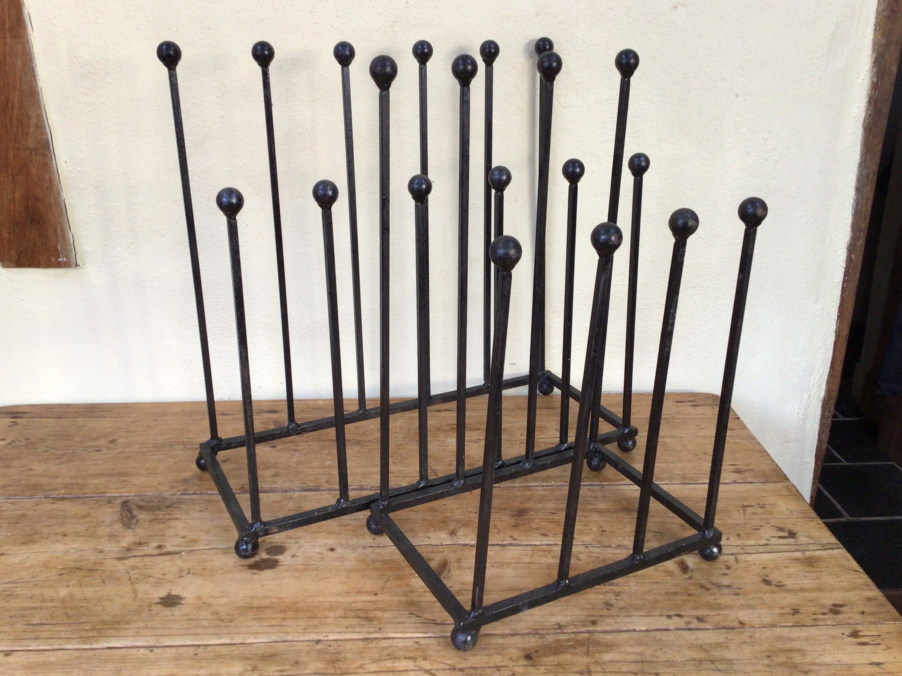 Solid Steel Boot Rack - Etsy UK