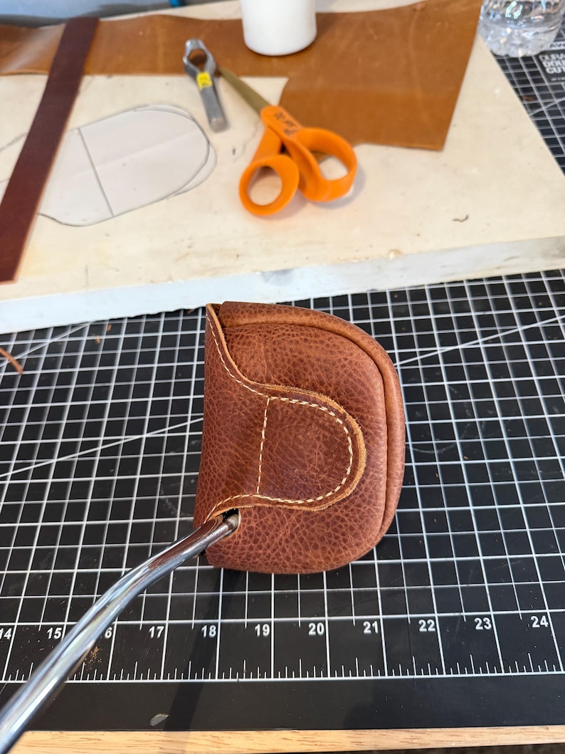 Mallet Putter Cover Template for Leather - Etsy