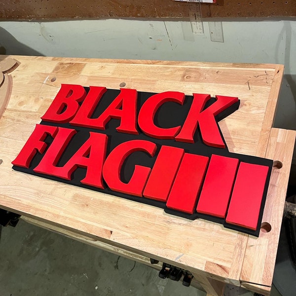 Black Flag Logo - Etsy