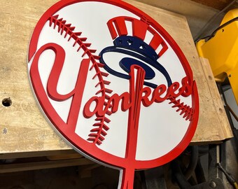 Yankees Logo Garden Sign - Etsy