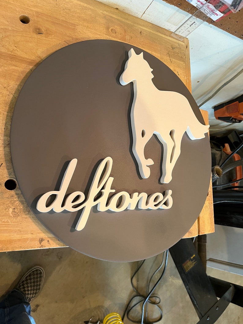 Deftones White Pony Custom Logo Sign - Etsy