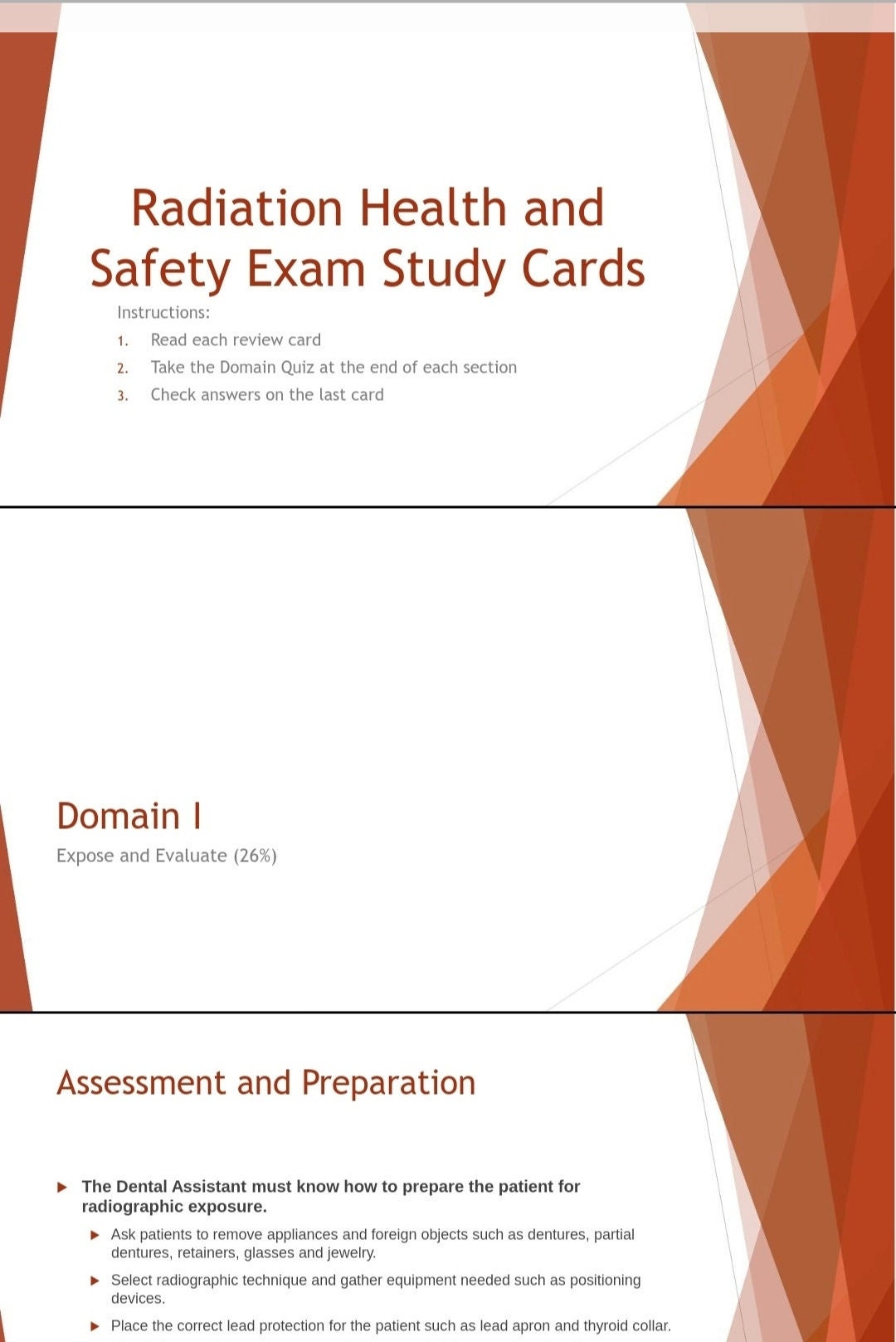 RHS Study Cards, Radiology Board Exam Study Cards, - Etsy