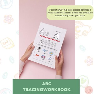 Fun ABC Tracing Worksheet for Kids I Printable Learning Activity I ...