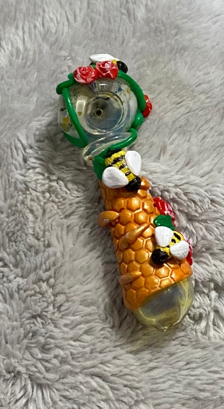 Honey Drip Bee Pipe - Etsy