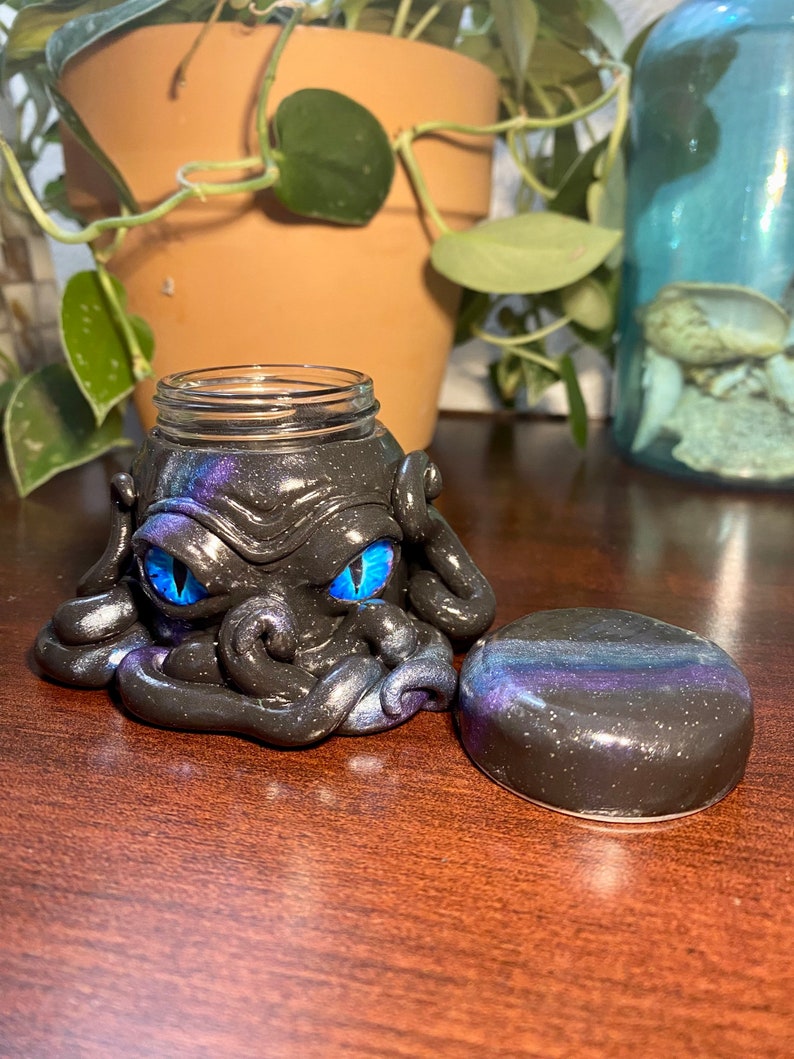 Galaxy Black Octopus Jars - Etsy