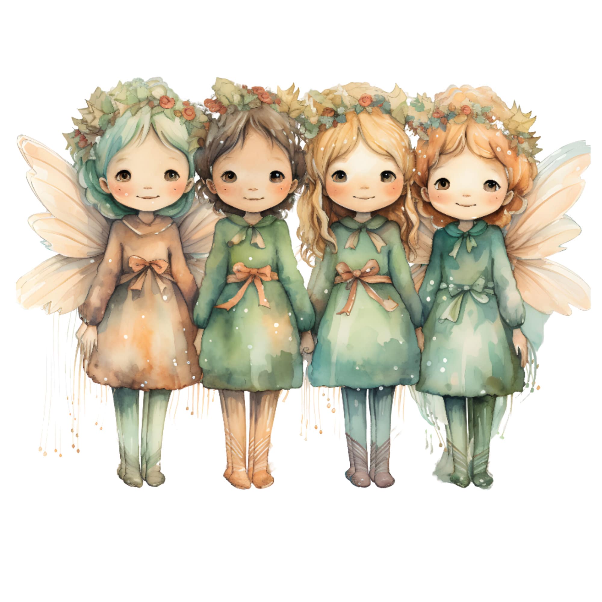 Holiday Angel Clipart for Festive Christmas Crafting Clipart Featuring ...